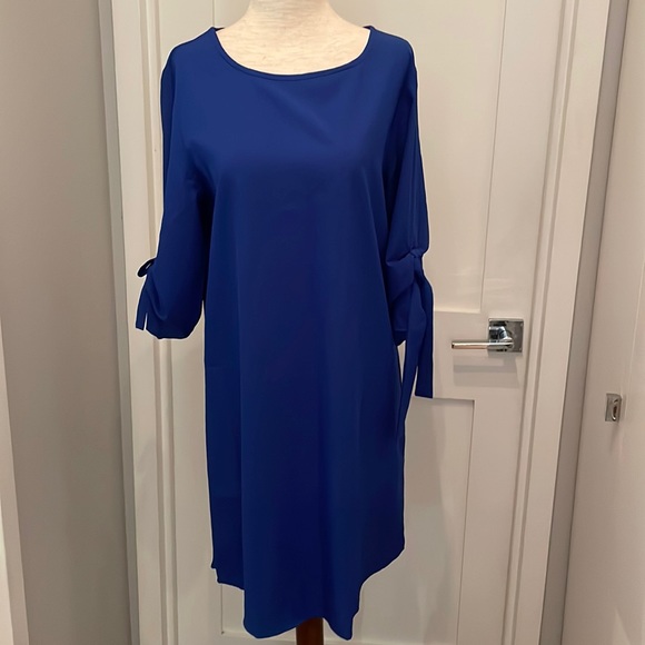 Amazon | Dresses | New Amazon Blue Long Sleeve Dress | Poshmark